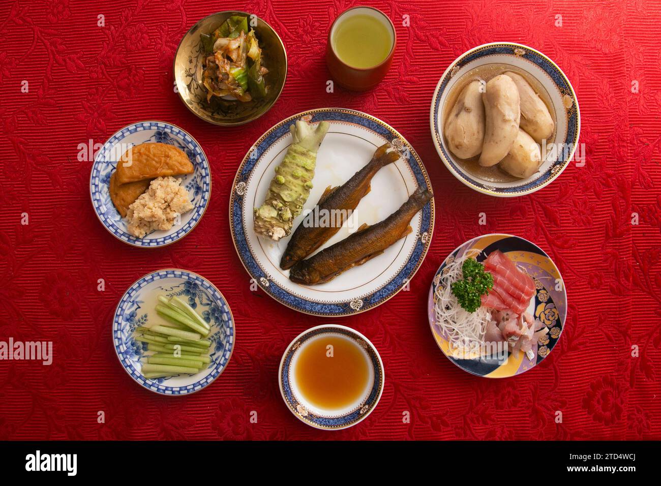Japanese menu with Ayu. Japanese Ayu, also known as sweetfish, is known ...