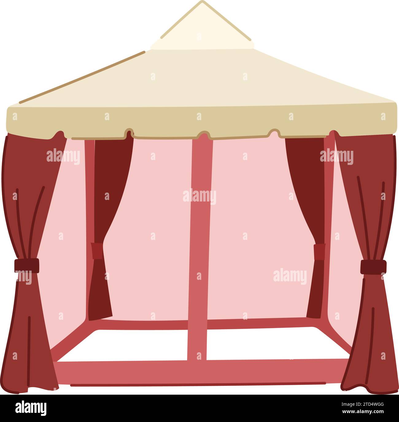 Trade Tent Garden Cartoon Vector Illustration Stock Vector Image And Art