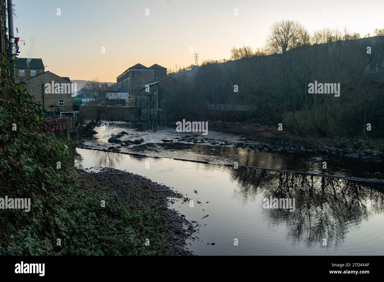 River Calder, Sowerby Bridge Stock Photo - Alamy