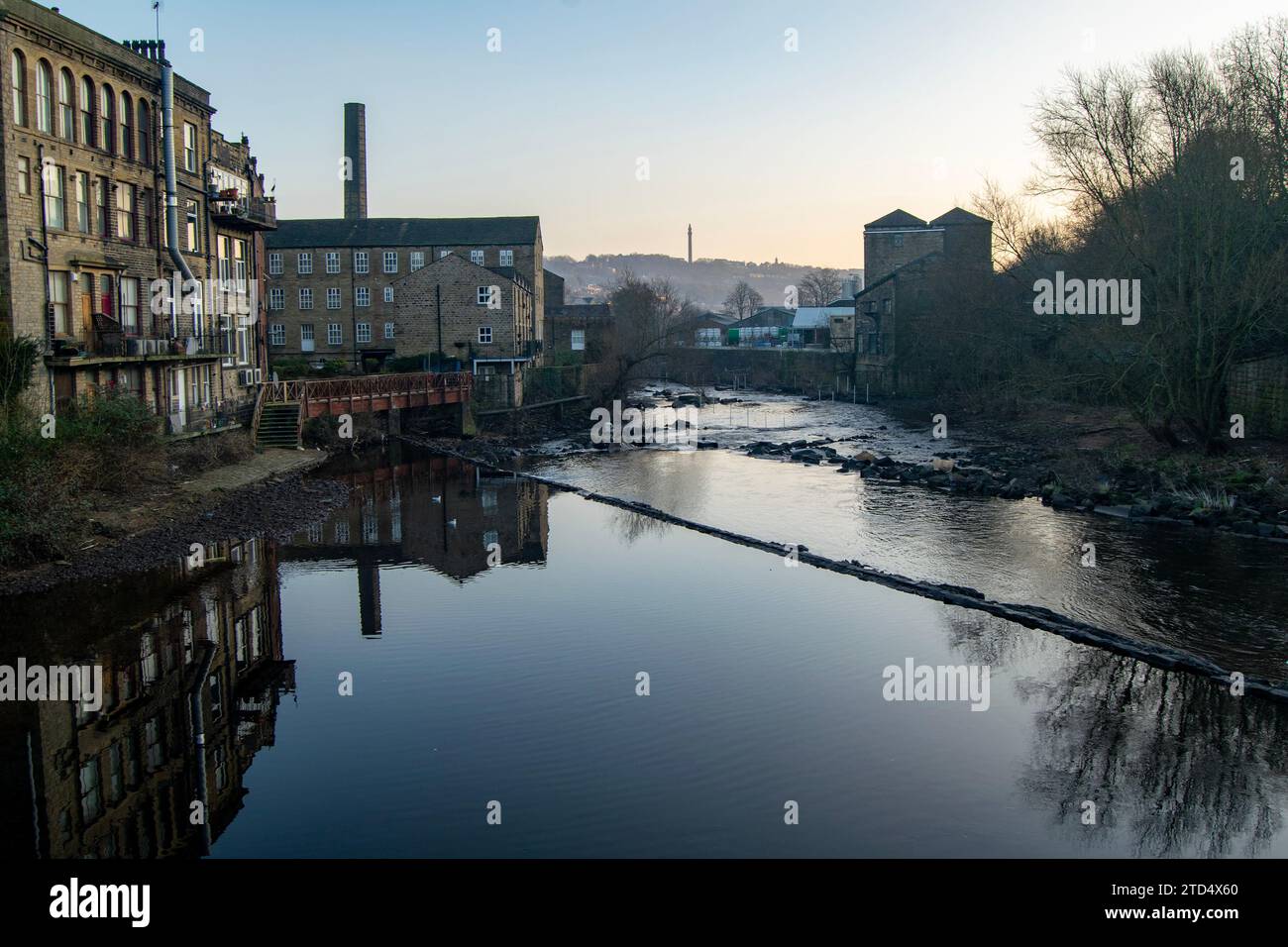 River Calder, Sowerby Bridge Stock Photo - Alamy