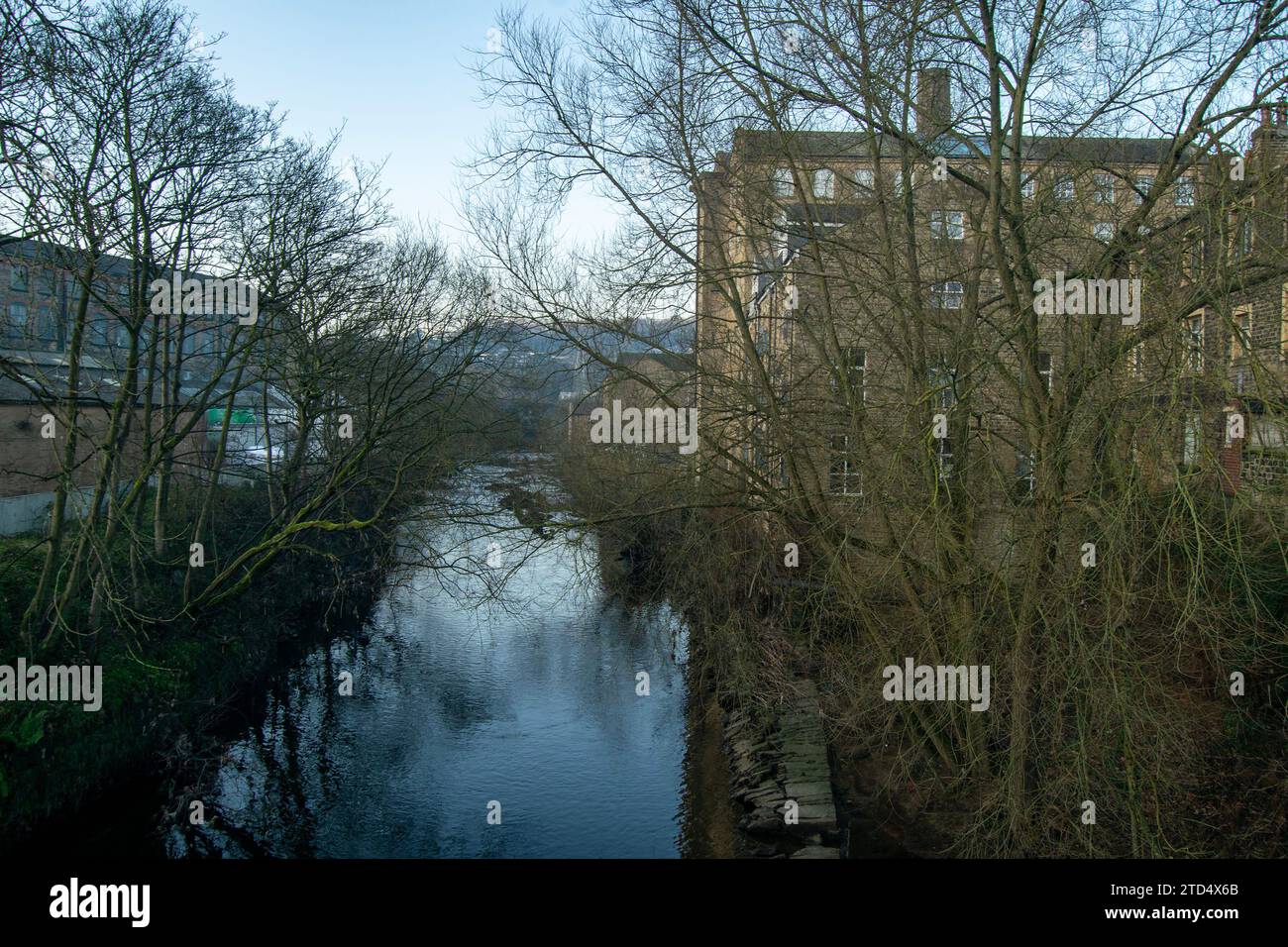 River Calder, Sowerby Bridge Stock Photo - Alamy