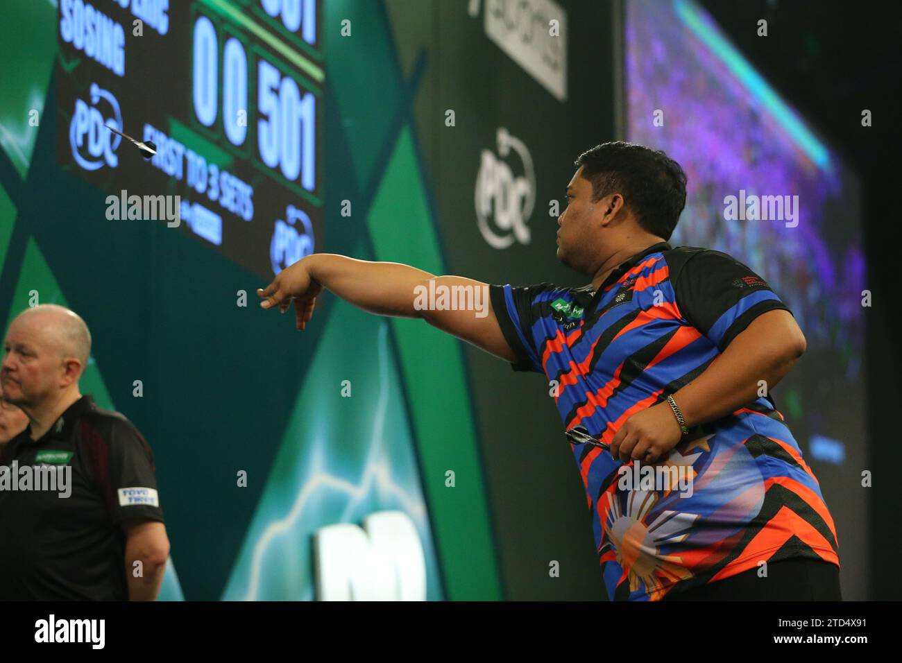 London, UK. London, UK. 16th December 2023, Alexandra Palace, London, England; 2023/24 PDC Paddy ...