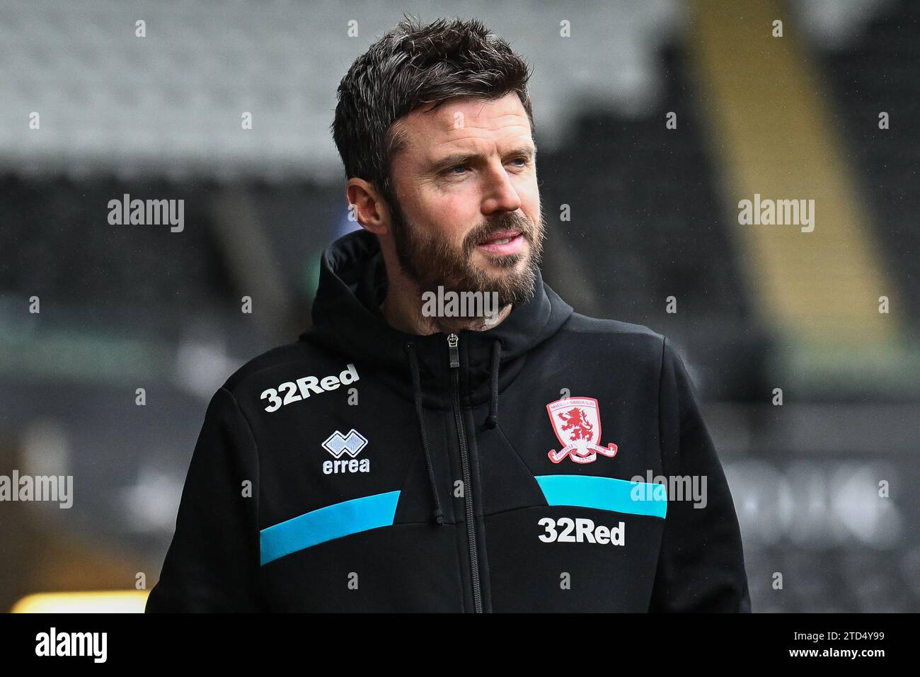 Michael Carrick Manager of Middlesbrough arrives ahead of the Sky Bet ...
