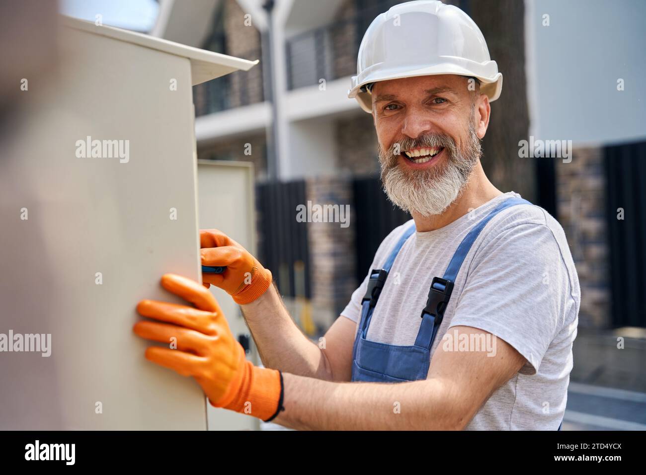 External switchboard hi-res stock photography and images - Alamy