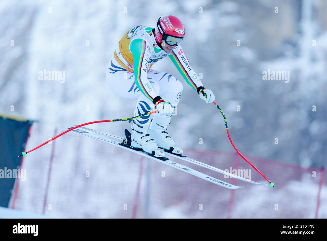 ALPINE SKIING - FIS WC 2023-2024 Men's World Cup Downhill Image shows: Ferstl Josef (CAN) during ...