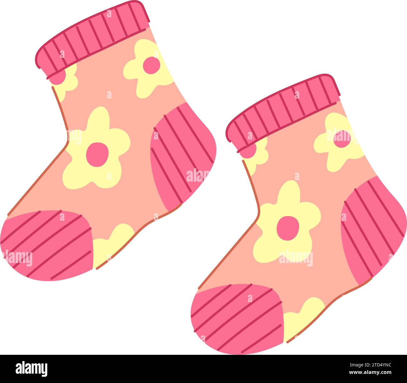 worksheet toddler socks cartoon vector illustration Stock Vector Image ...
