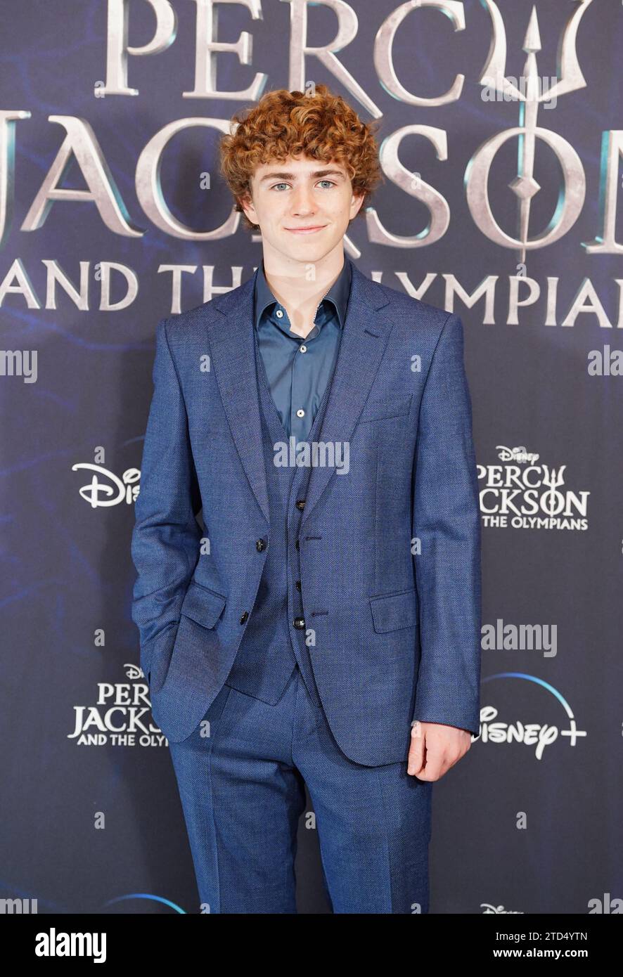 Walker Scobell attends the UK premiere of new Disney+ series Percy ...