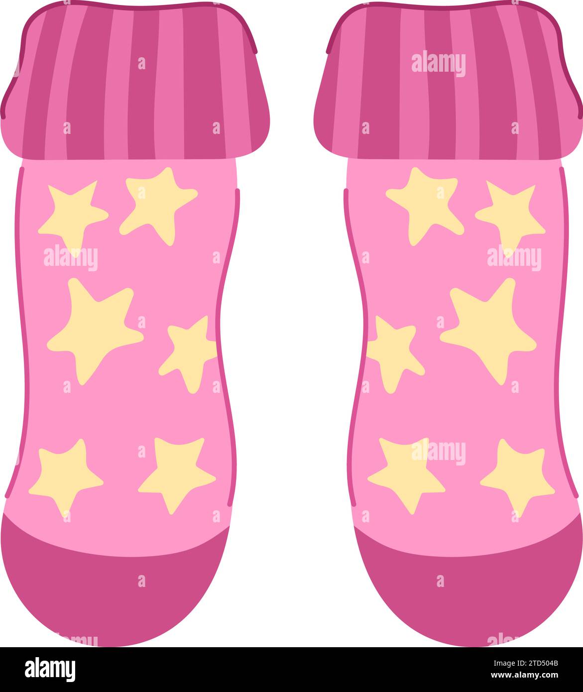 Knitted baby booties Stock Vector Images - Alamy