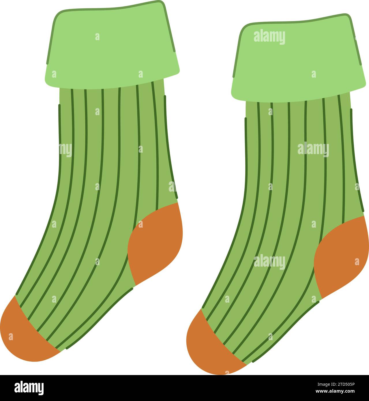 game toddler socks cartoon vector illustration Stock Vector Image & Art ...