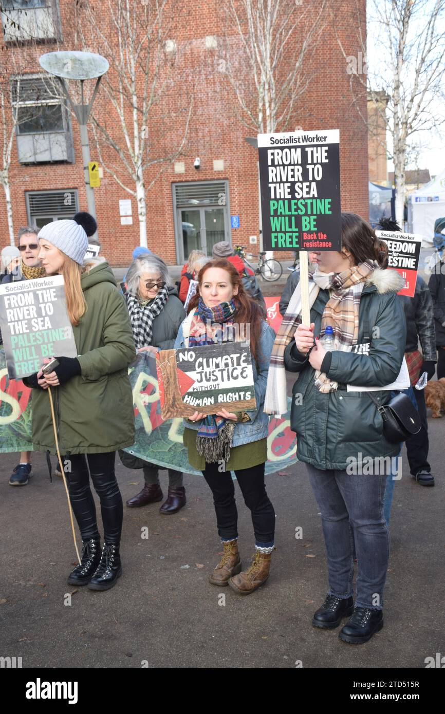 Norwich, UK 16 December 2023. National Day of Action for Palestine ...