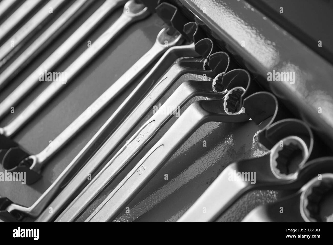 Set of wrenches tool for auto repair Stock Photo - Alamy