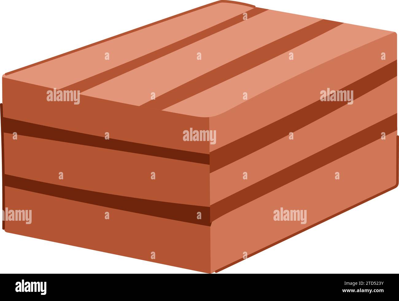 texture wooden crate cartoon vector illustration Stock Vector Image ...