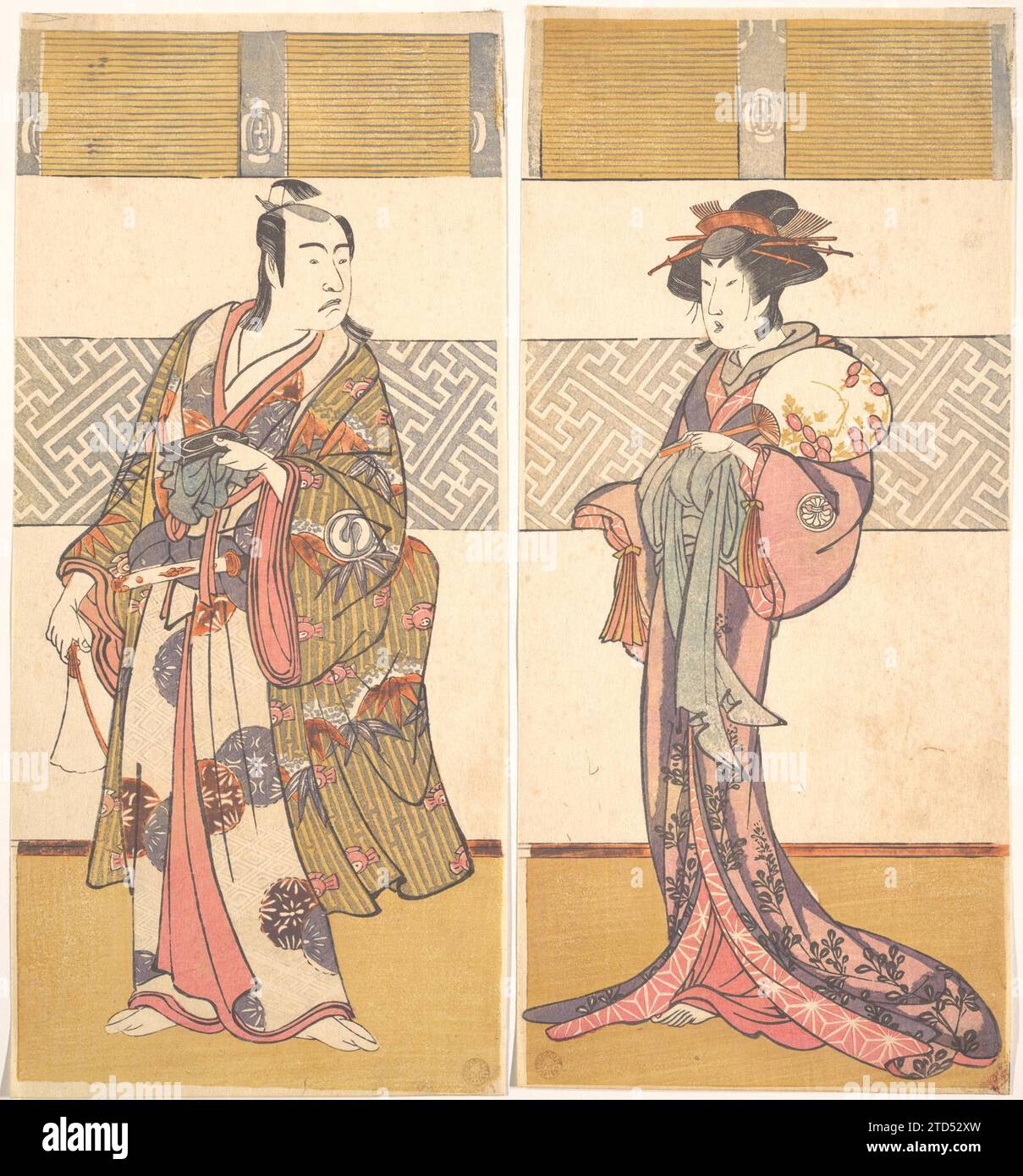 Kabuki actors sawamura sojuro iii hi-res stock photography and images ...