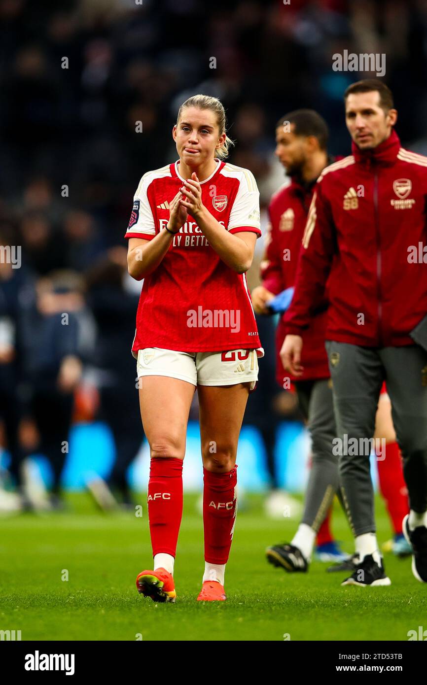 December 16, 2023: Alessia Russo (23 Arsenal) looks dejected after ...