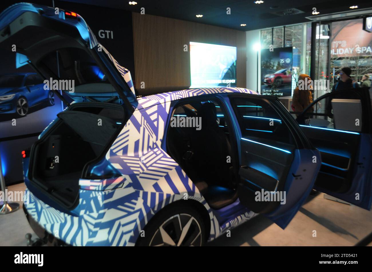 Copenhagen, Denmark /16 December 2023/Deustche VW ID.2all volkswagen ...
