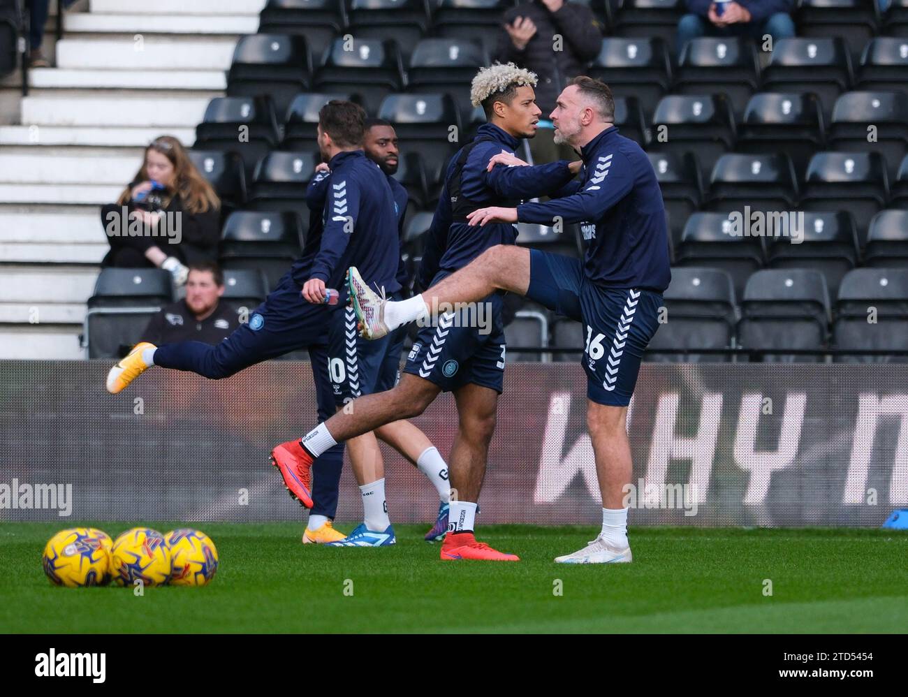 Derby, Derbyshire, UK. 16th Dec 2023. 16th December 2023; Pride Park, Derby, Derbyshire, England ...