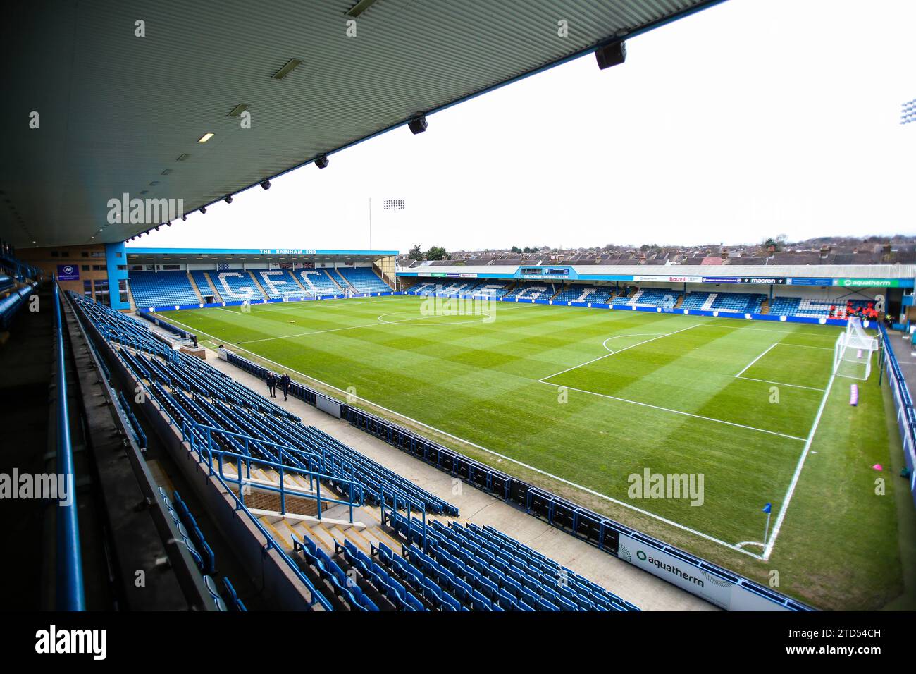 A general view of the stadium ahead of the Sky Bet League Two match at ...