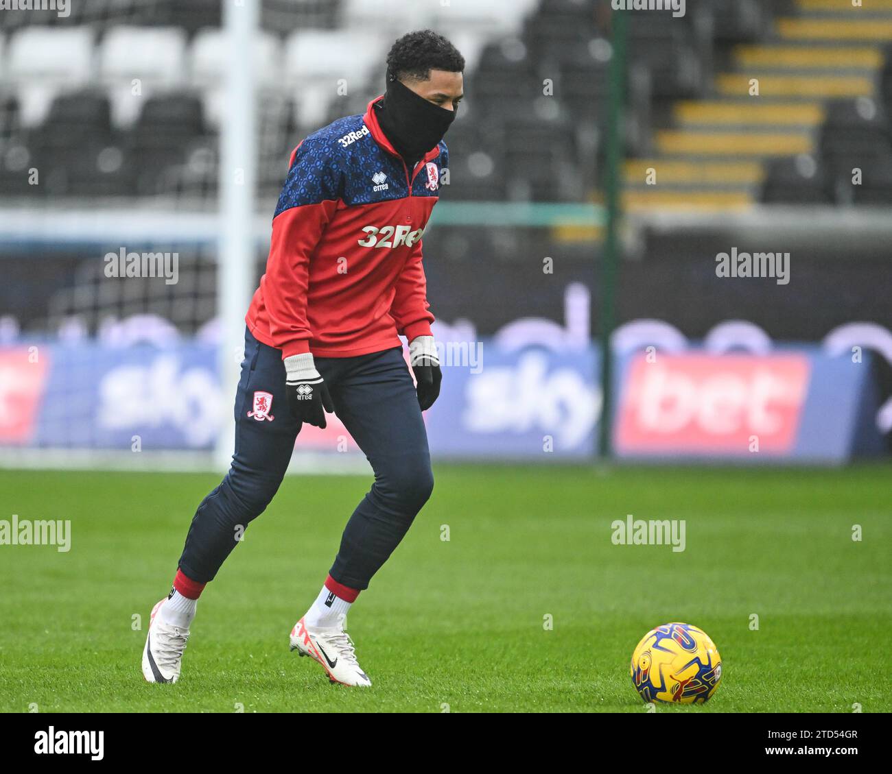 Morgan Rogers #10 of Middlesbrough during the pre-game warmup ahead of ...