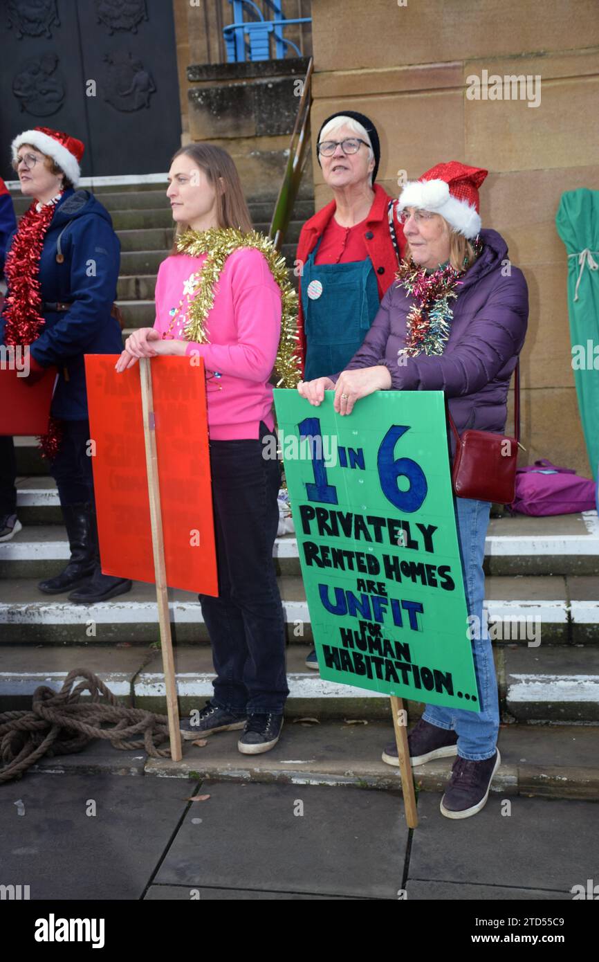Shelter protest at homelessness crisis in the UK, City Hall, Norwich ...