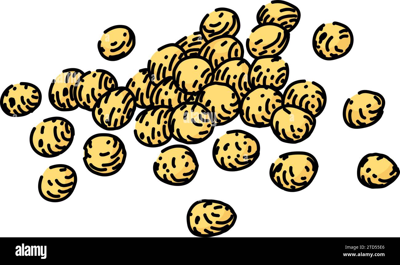 healthy millet sketch hand drawn vector Stock Vector Image & Art - Alamy