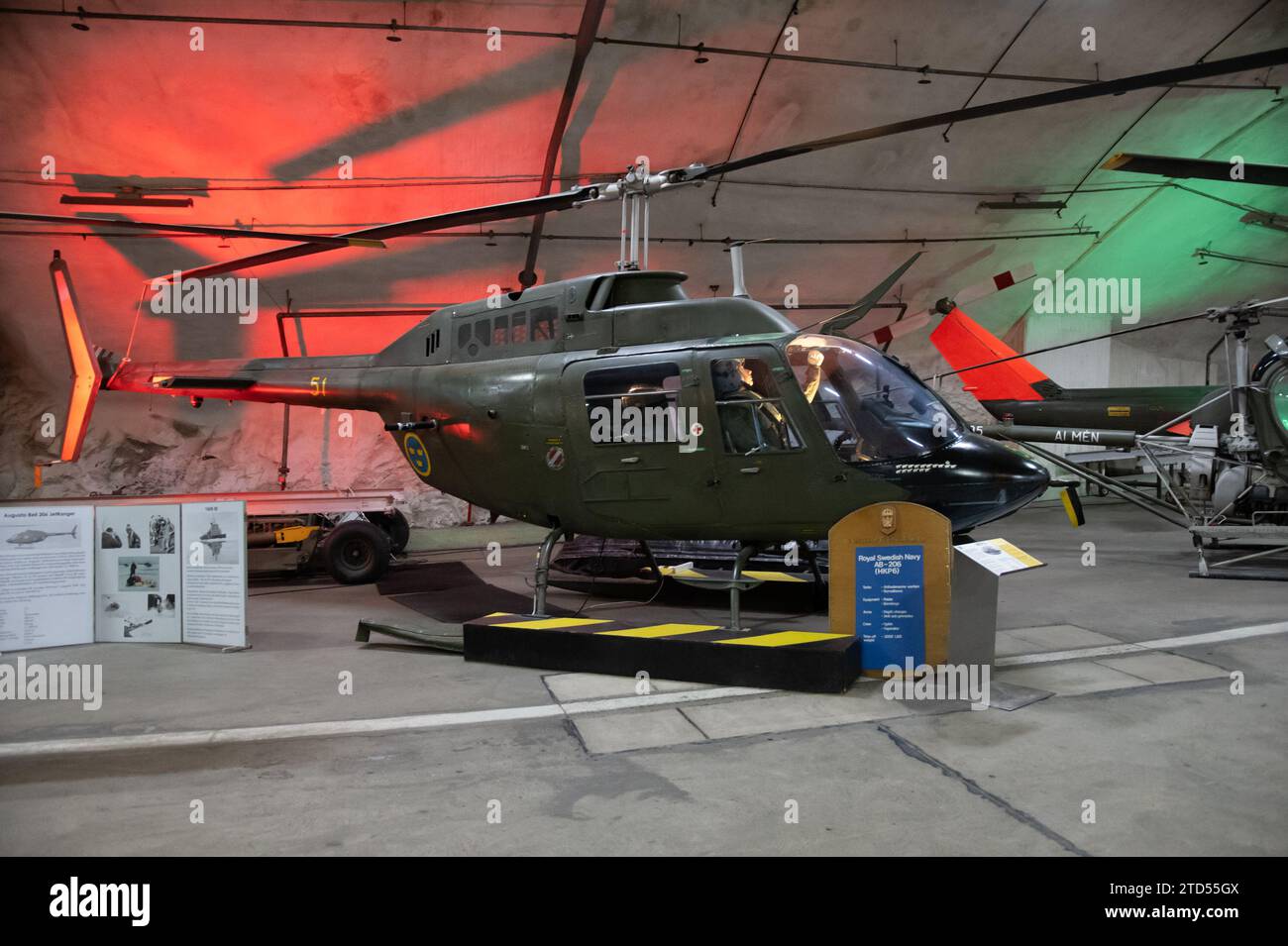 Gothenburg, Sweden - september 24 2022: Agusta Bell 206B Swedish ...