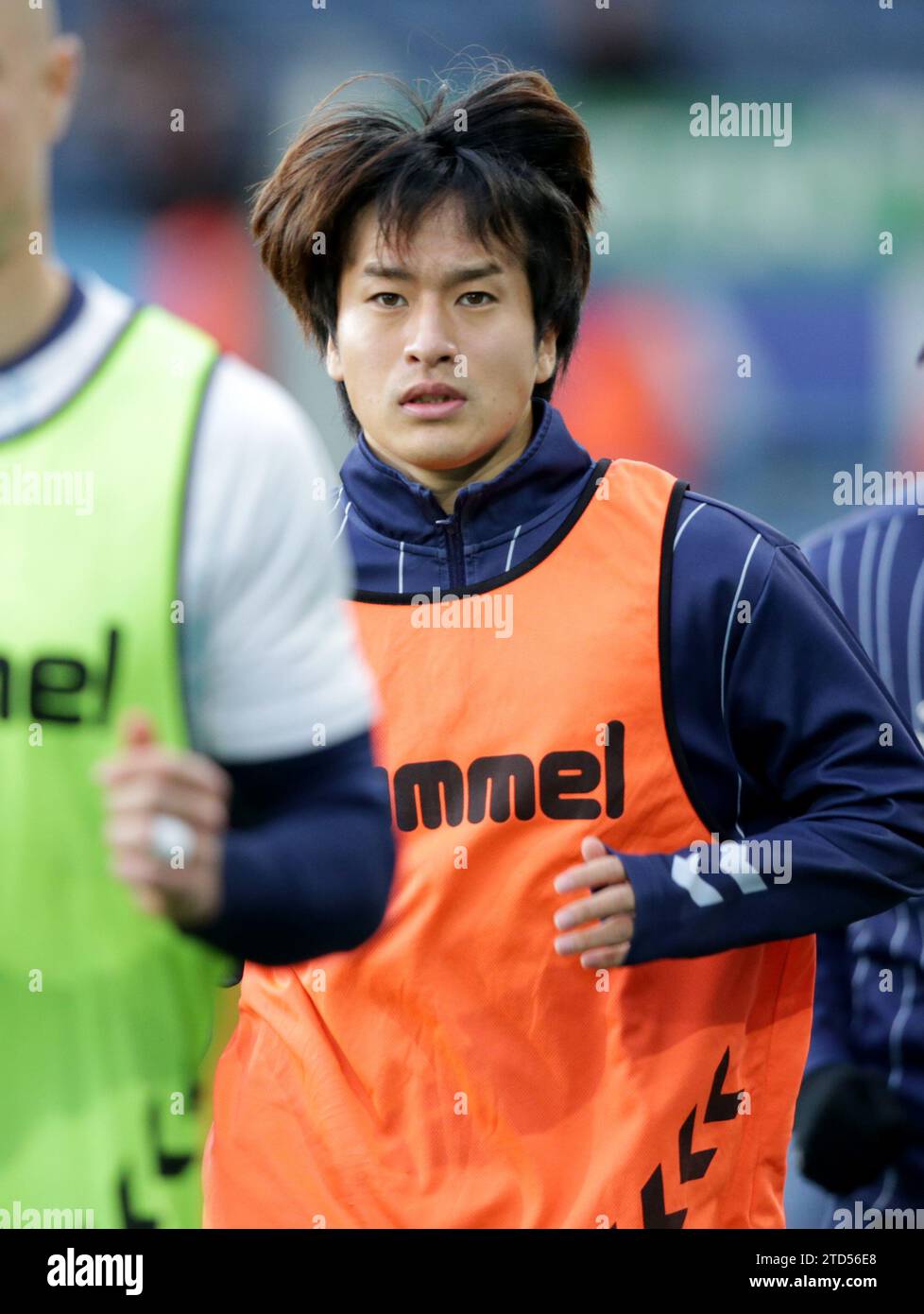 Coventry Citys Tatsuhiro Sakamoto During The Warm Up Before The Sky
