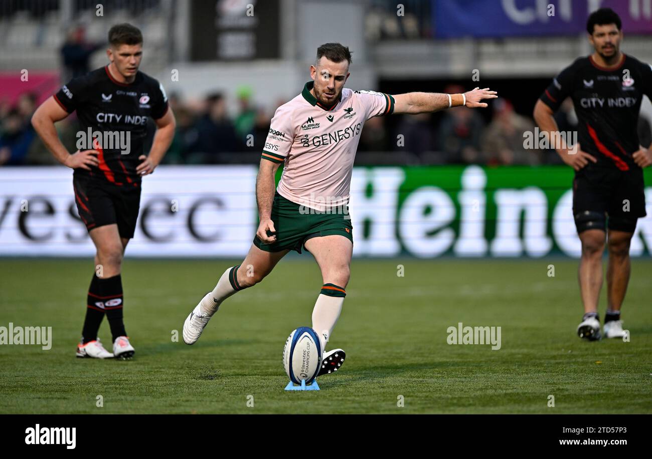 Barnet. United Kingdom. 16 December 2023. EPCR Challenge Cup. Saracens ...