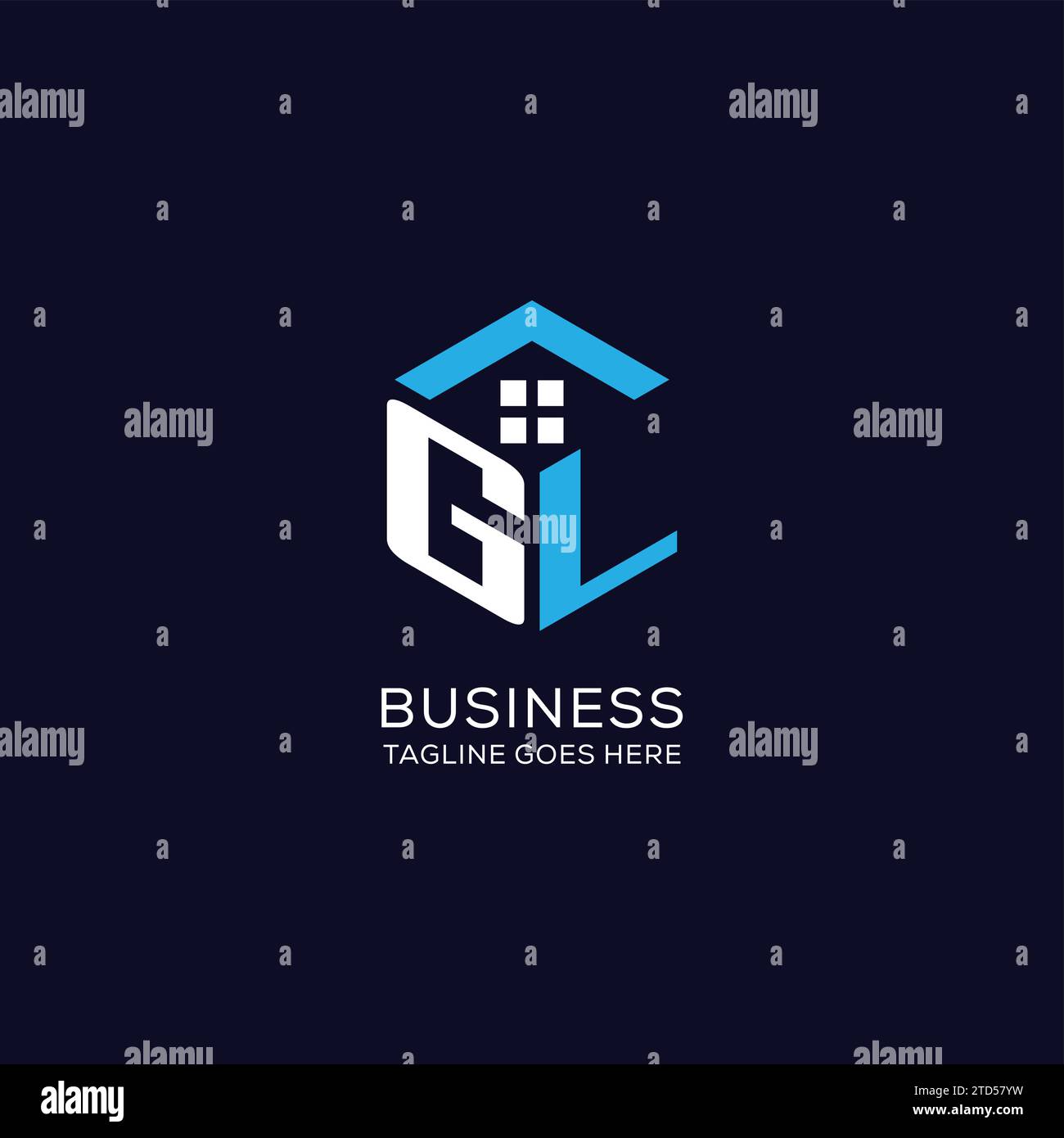 Gl real estate logo hi-res stock photography and images - Alamy