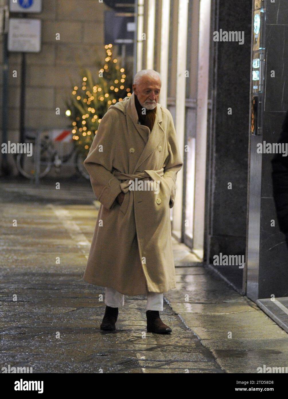 Milan, 16-12-2023 Lorenzo Riva the famous stylist died today at the age ...