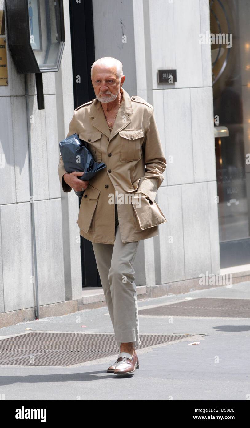 Milan, 16-12-2023 Lorenzo Riva the famous stylist died today at the age ...