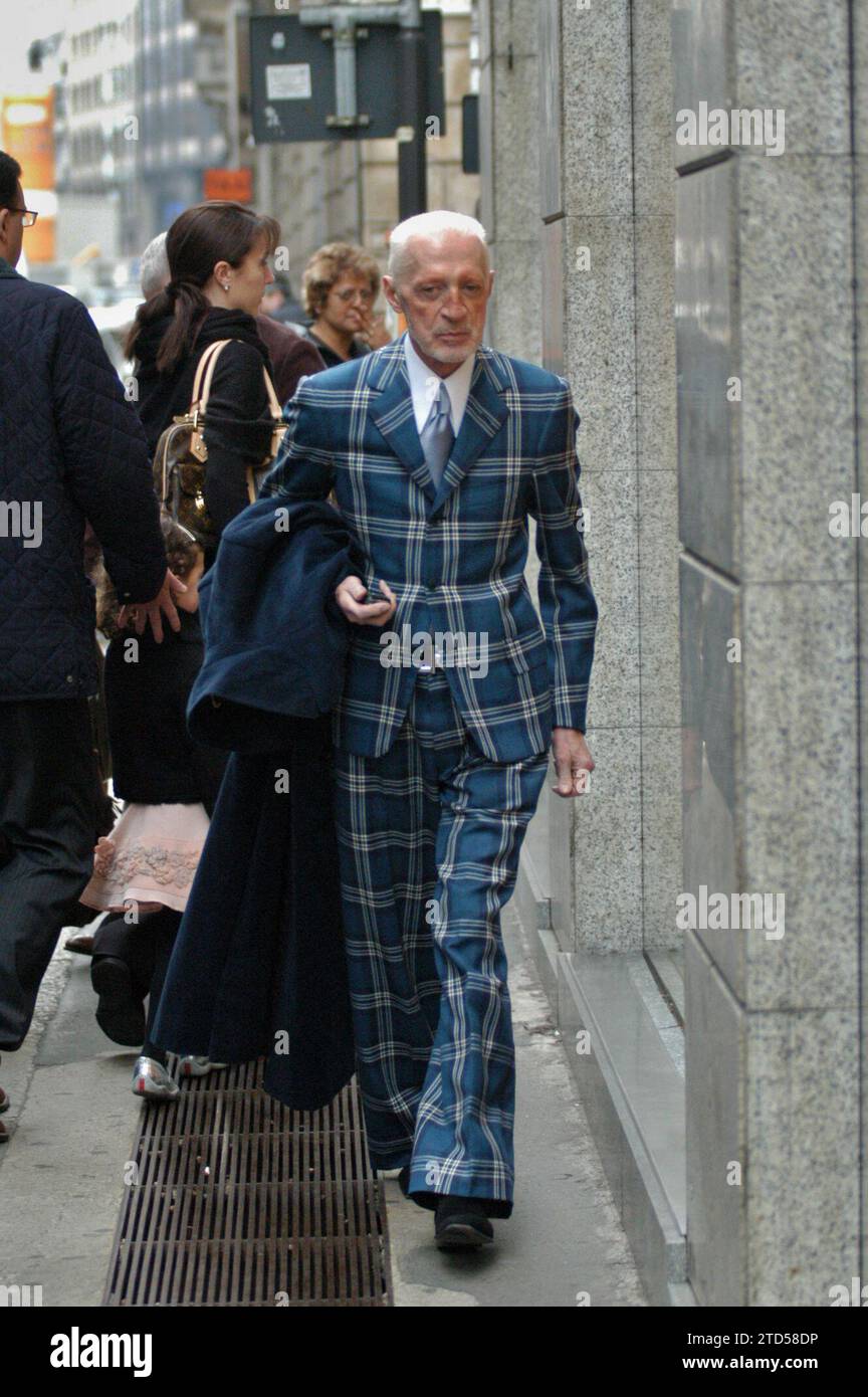 Milan, 16-12-2023 Lorenzo Riva the famous stylist died today at the age ...