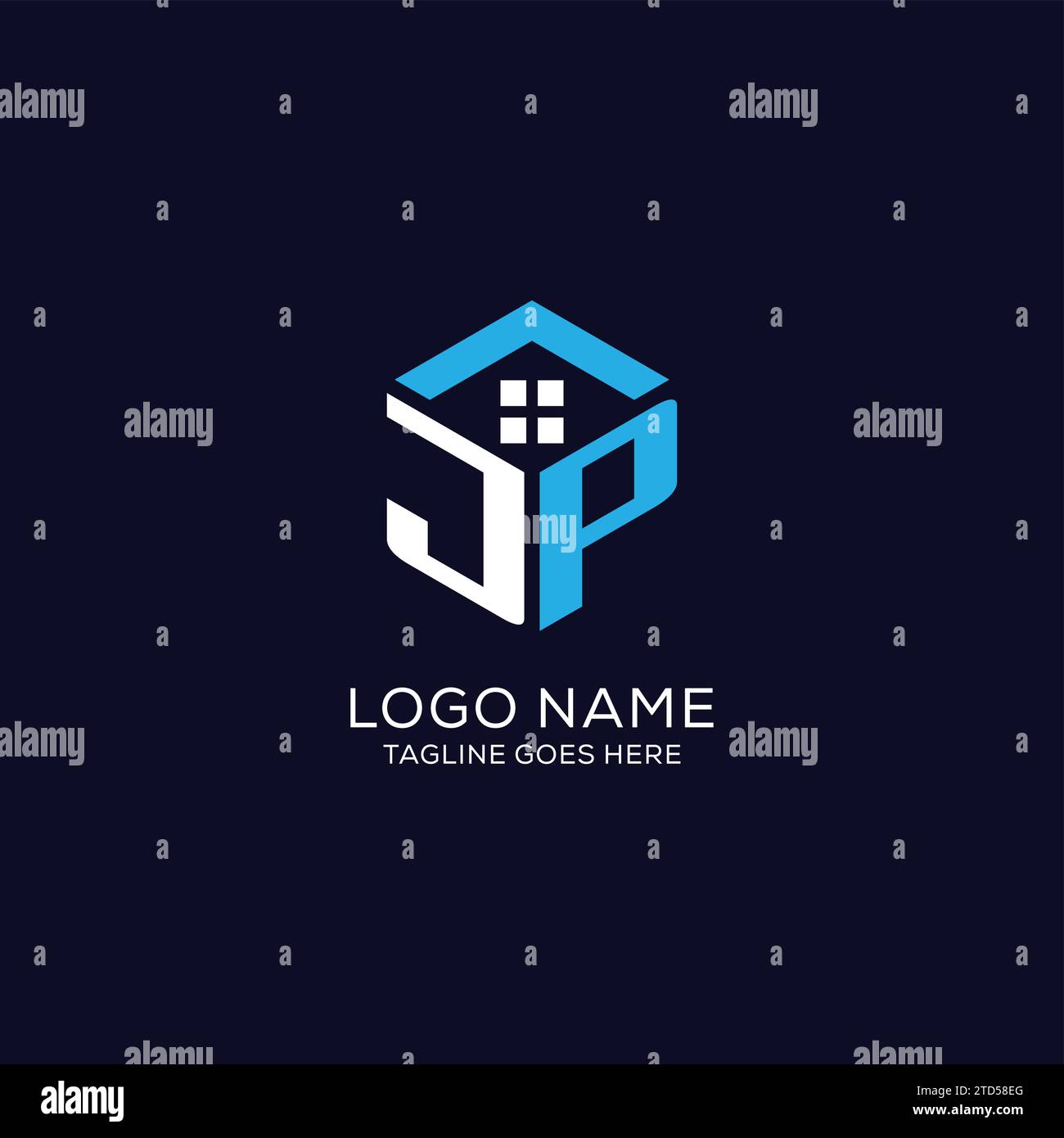 Jp monogram hi-res stock photography and images - Alamy