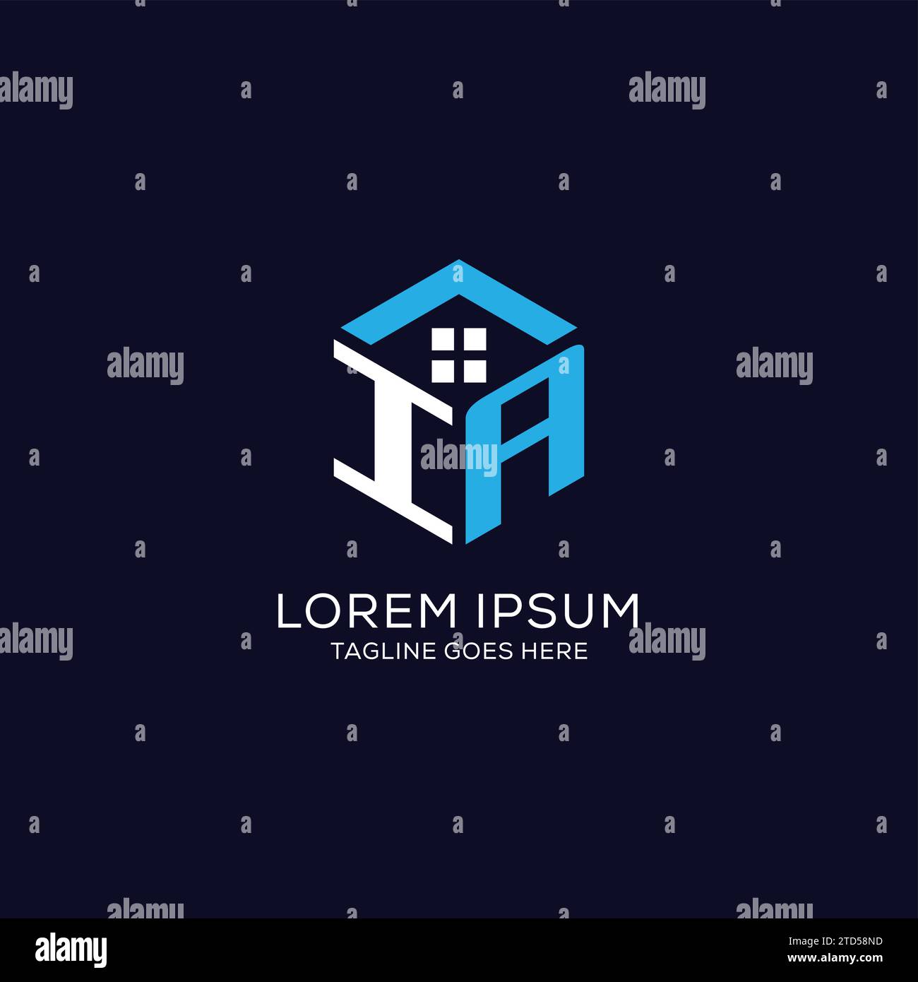 Ia real estate logo hi-res stock photography and images - Alamy