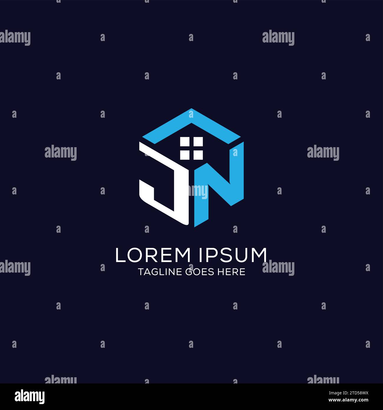 Jn clean logo Stock Vector Images - Alamy