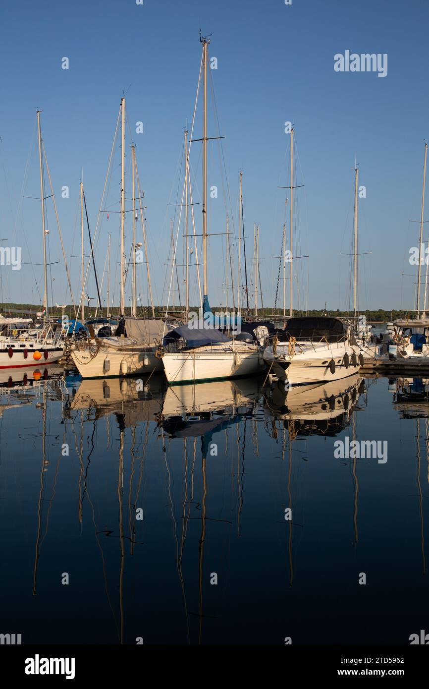 Sailboats, ACI Marina, Pula, Croatia Stock Photo - Alamy