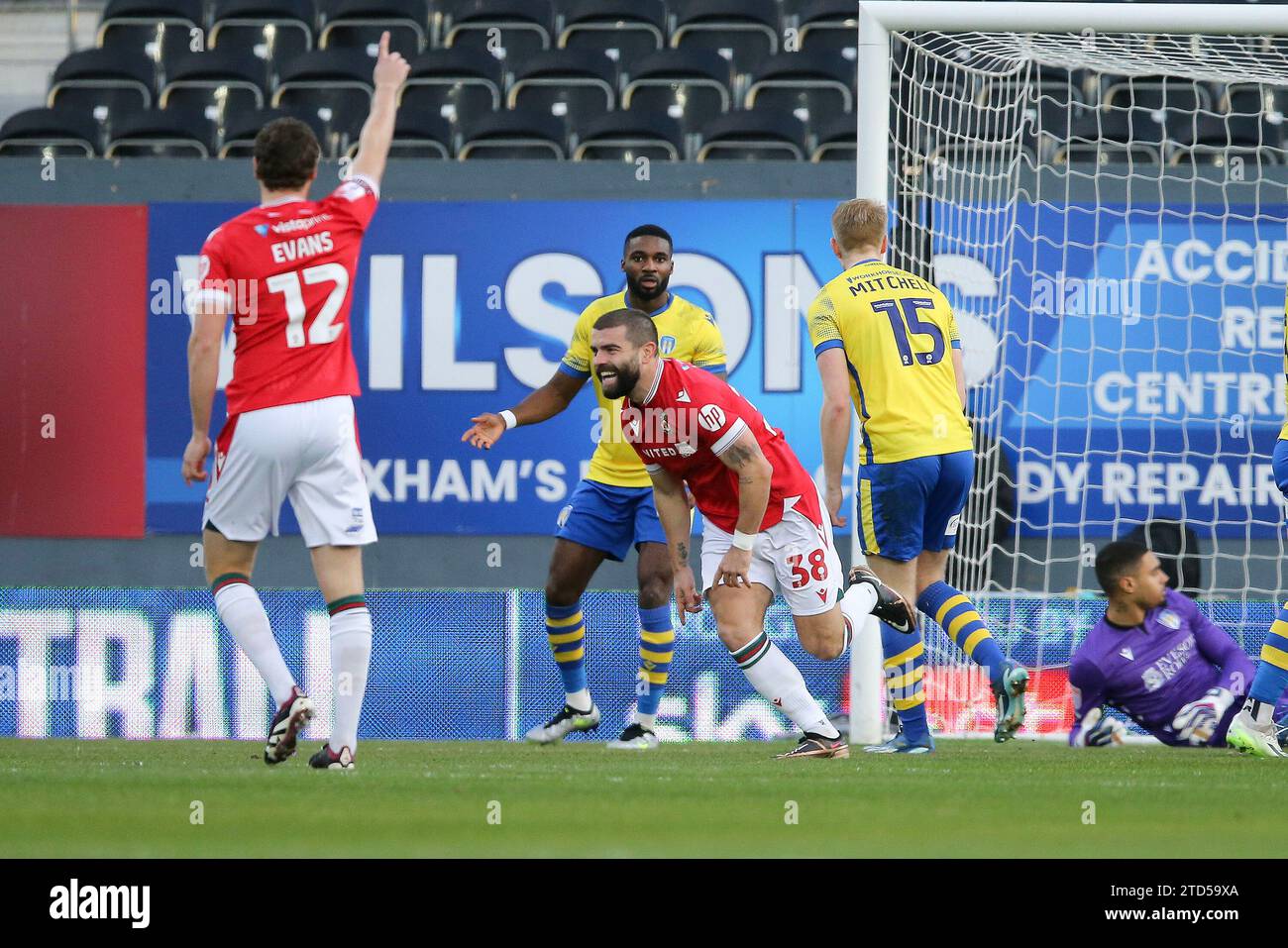 Elliot lee wrexham december 2023 hi-res stock photography and images ...