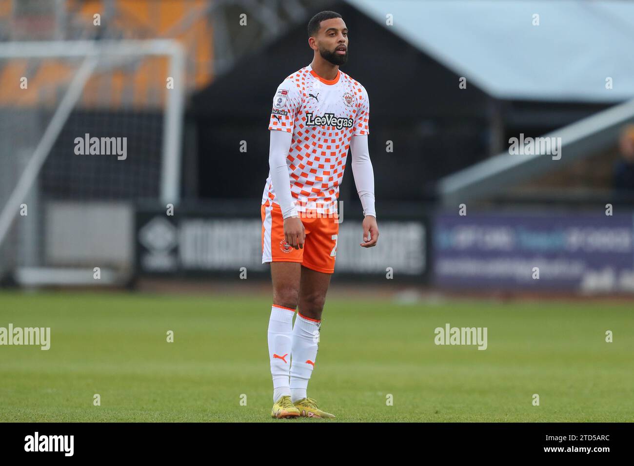 CJ Hamilton #22 of Blackpool during the Sky Bet League 1 match ...
