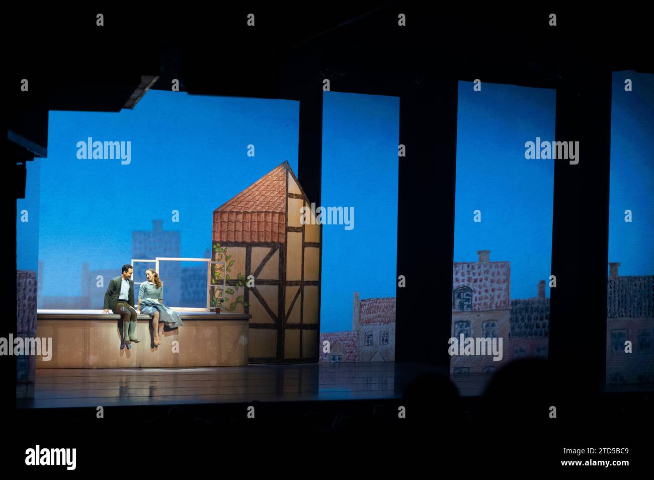 The first scene of Hans Christian Andersen's fairy tale of The Snow ...