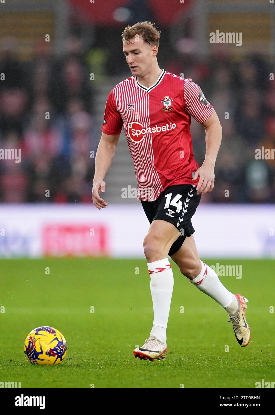 Southamptons James Bree In Action During The Sky Bet Championship Match At St Marys Stadium