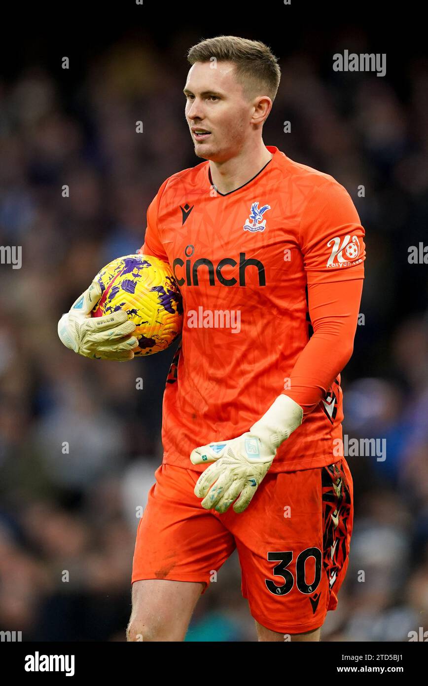 Crystal Palace goalkeeper Dean Henderson during the Premier League ...