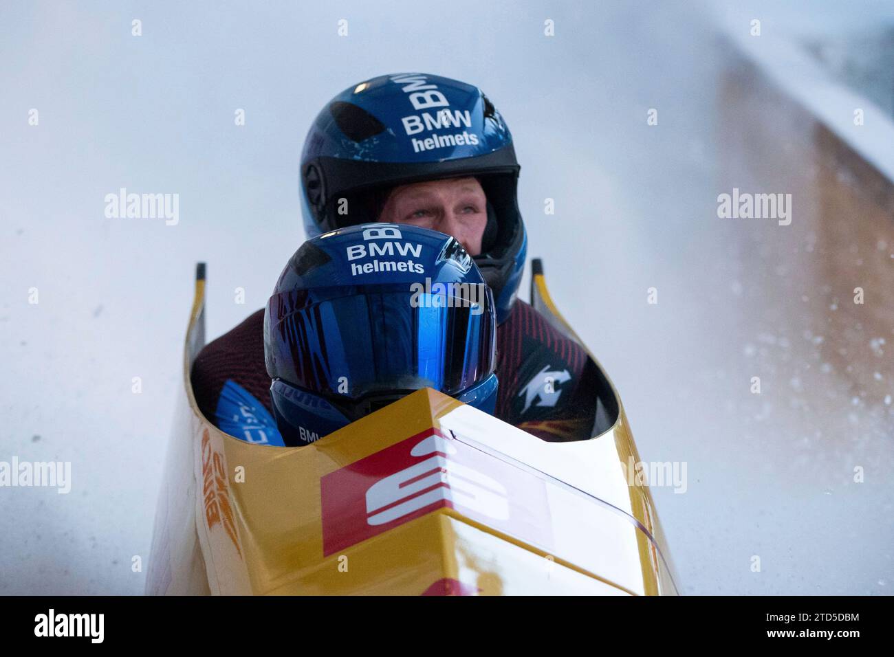 Francesco Friedrich, Alexander Schueller (Deutschland) im Ziel, AUT ...