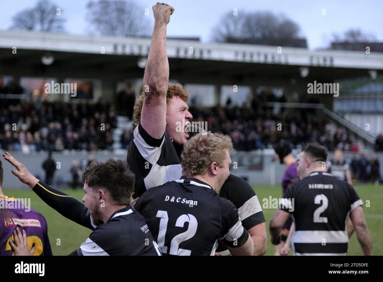 Kelso, Scottish Borders, UK. 16th Dec 2023. Scottish Premiership Rugby ...