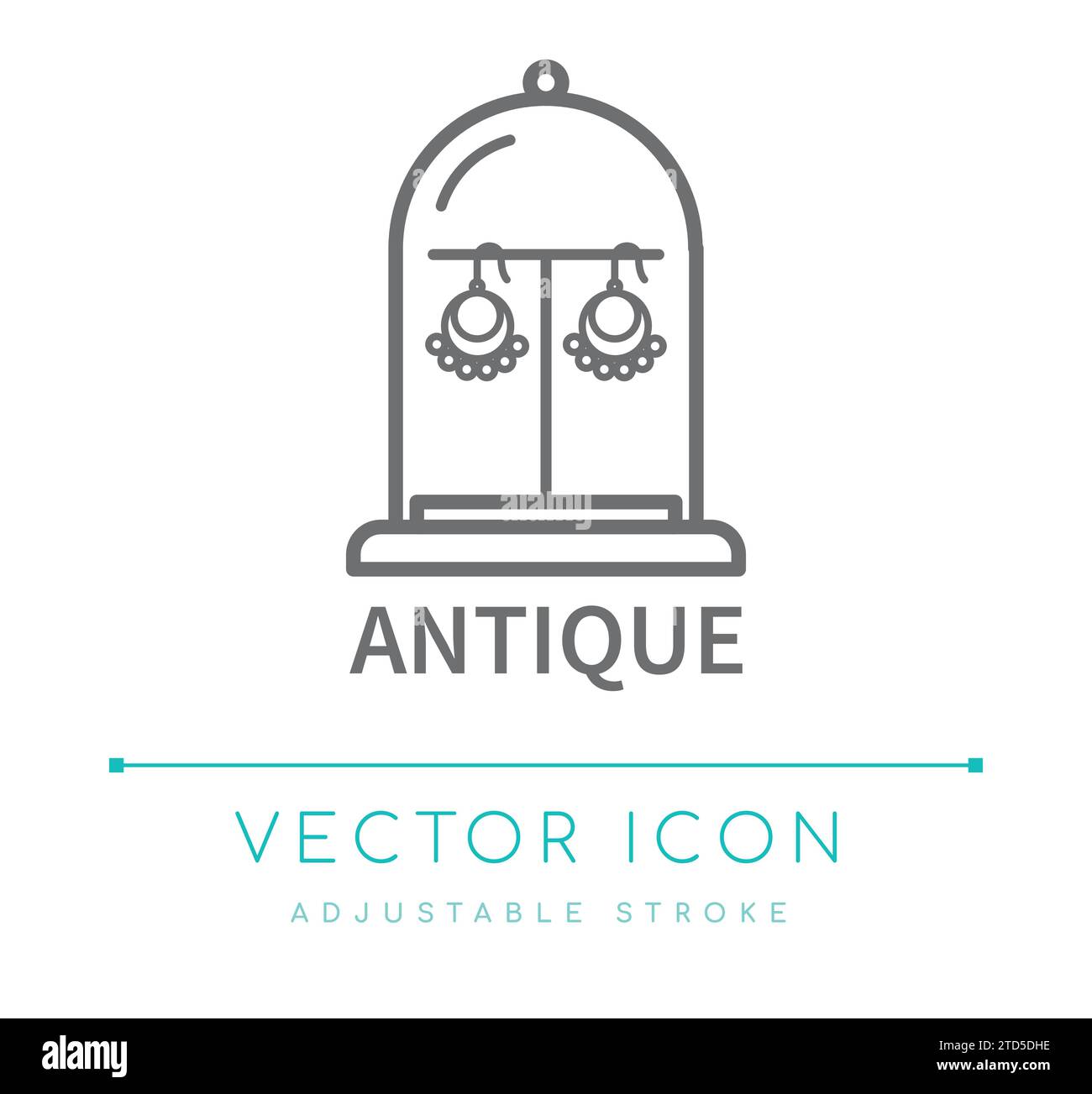 Antique jewelry collection Stock Vector Images - Alamy