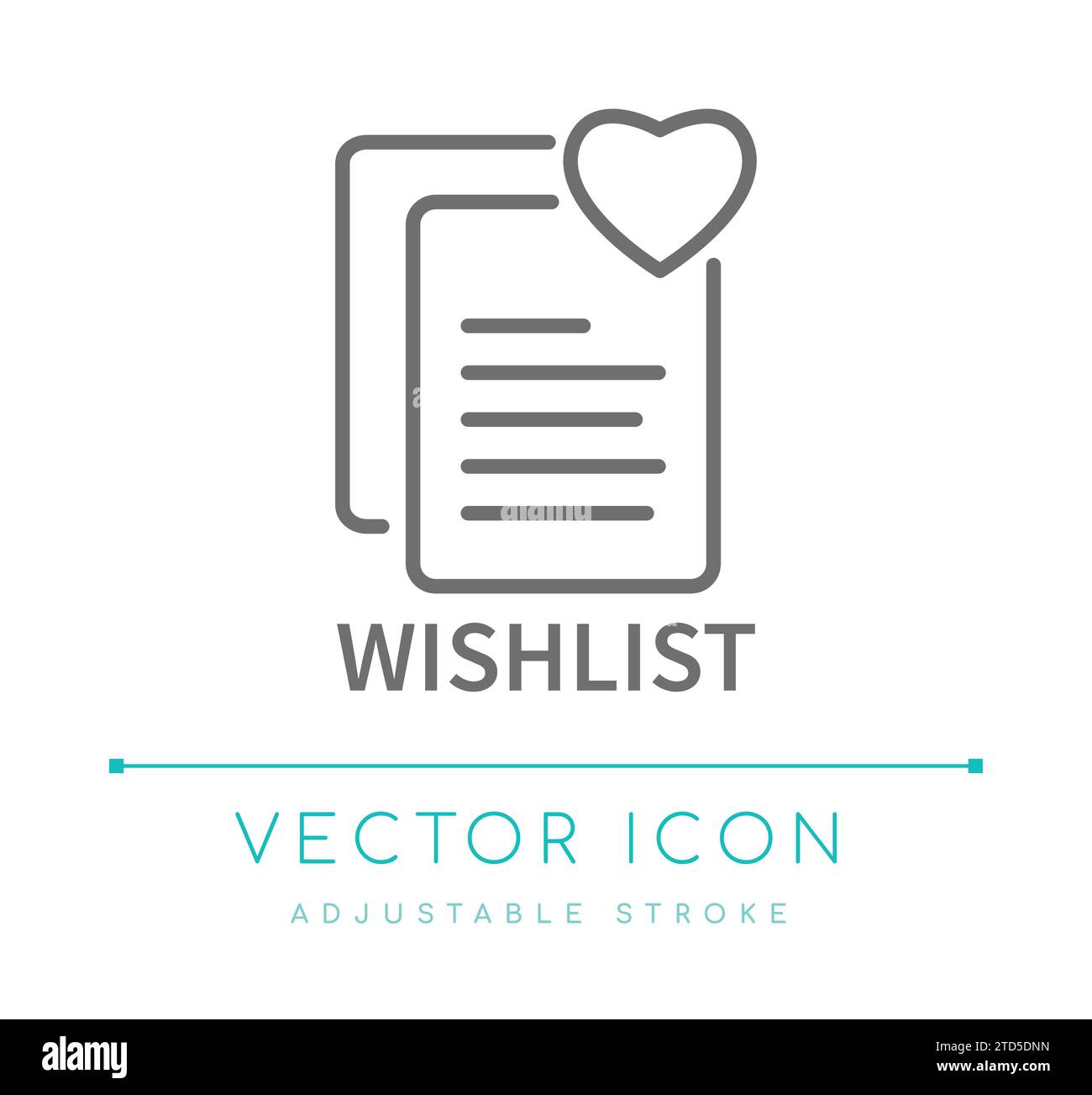 Favorite list vector vectors hi-res stock photography and images - Alamy