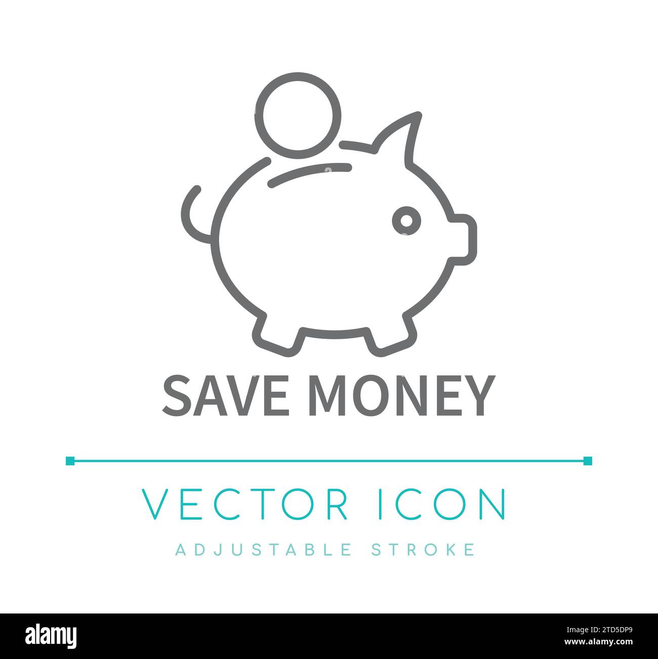 Save Money Ecommerce Vector Line Icon Stock Vector Image & Art - Alamy