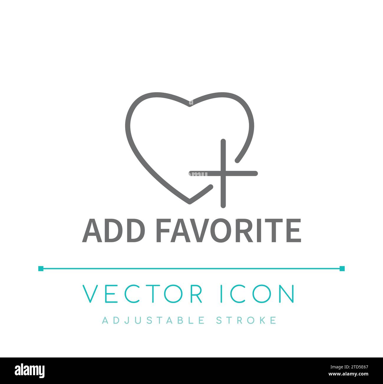 Add list icon line Cut Out Stock Images & Pictures - Alamy