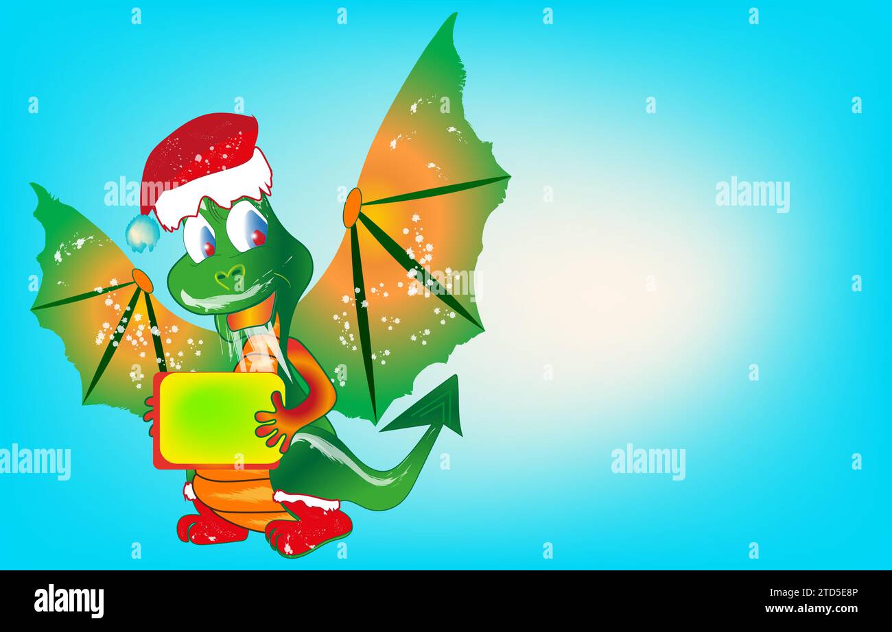 Cartoon dragon snow Cut Out Stock Images & Pictures - Alamy