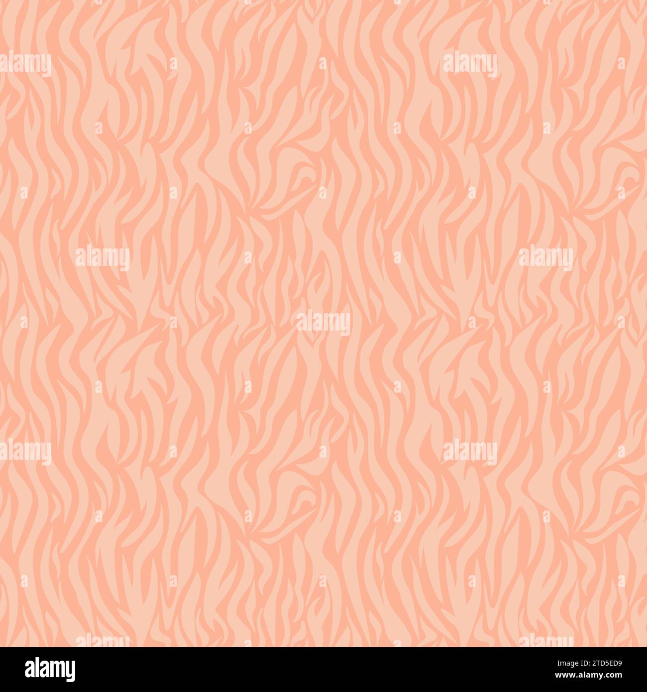 Zebra fur seamless pattern with color of the year 2024 Peach Fuzz. Texture of striped animal ...