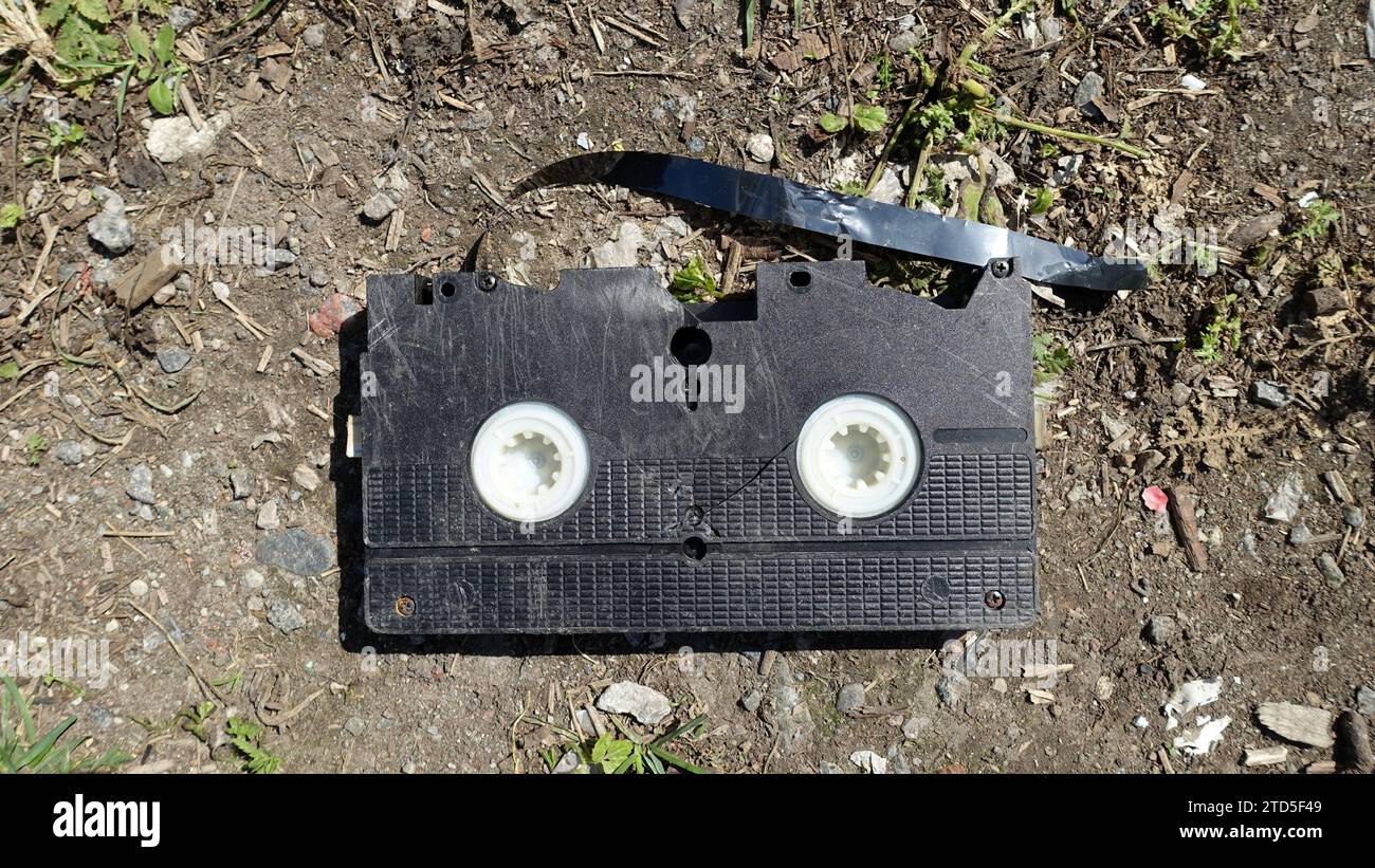 Broken video cassette hi-res stock photography and images - Alamy