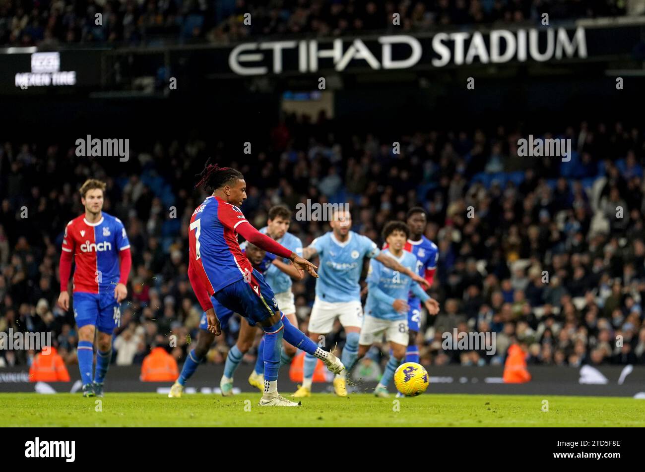 Crystal Palace's Michael Olise scores his sides second goal from the ...